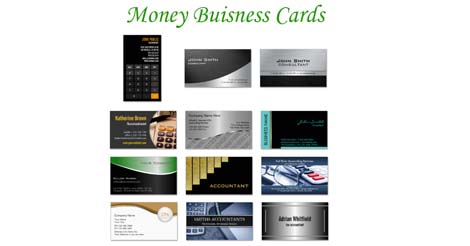 Business Cards for Finance Professionals - Money Themes