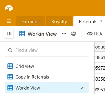Airtable Spreadsheet for Zazzle Income - Earnings and Referral Tutorial