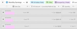 Airtable Spreadsheet for Zazzle Income - Earnings and Referral Tutorial