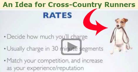 Teen Job Idea for Cross Country or Track Runners