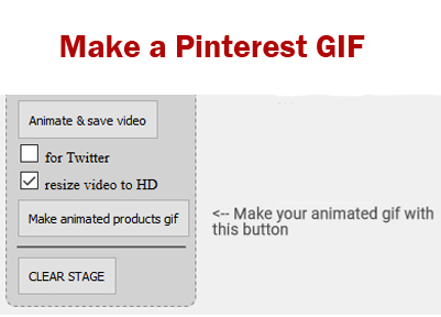 GIF Creator - Create Pinterest Pins with Your Amazon and Zazzle Products